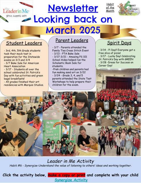 PS 101 The Verrazzano School | The 101 Experience: Where Kids Thrive!