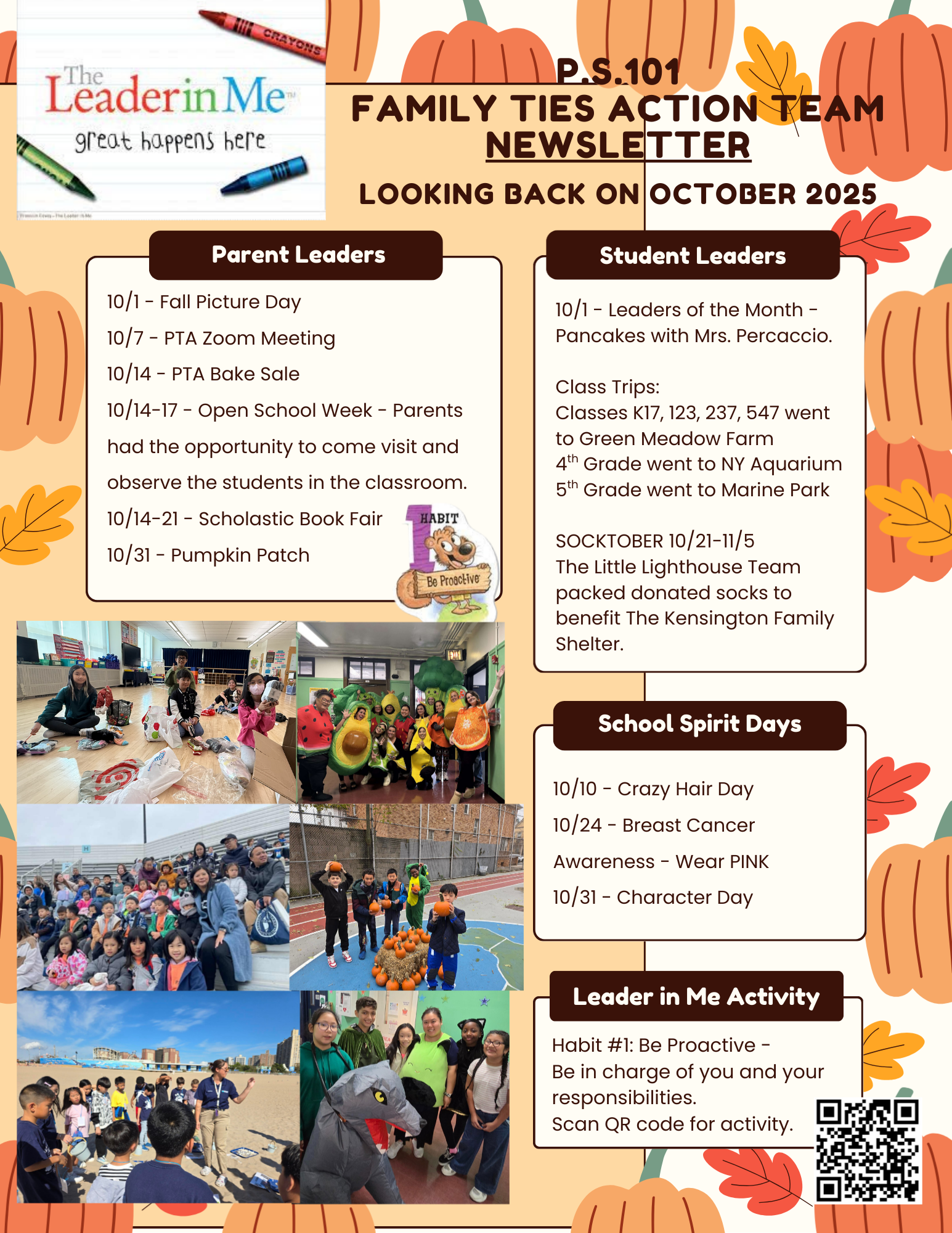 Looking Back on October 2025 | PS 101 The Verrazzano School