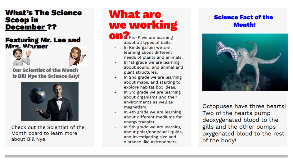 The Science Scoop – December 2025 | PS 101 The Verrazzano School